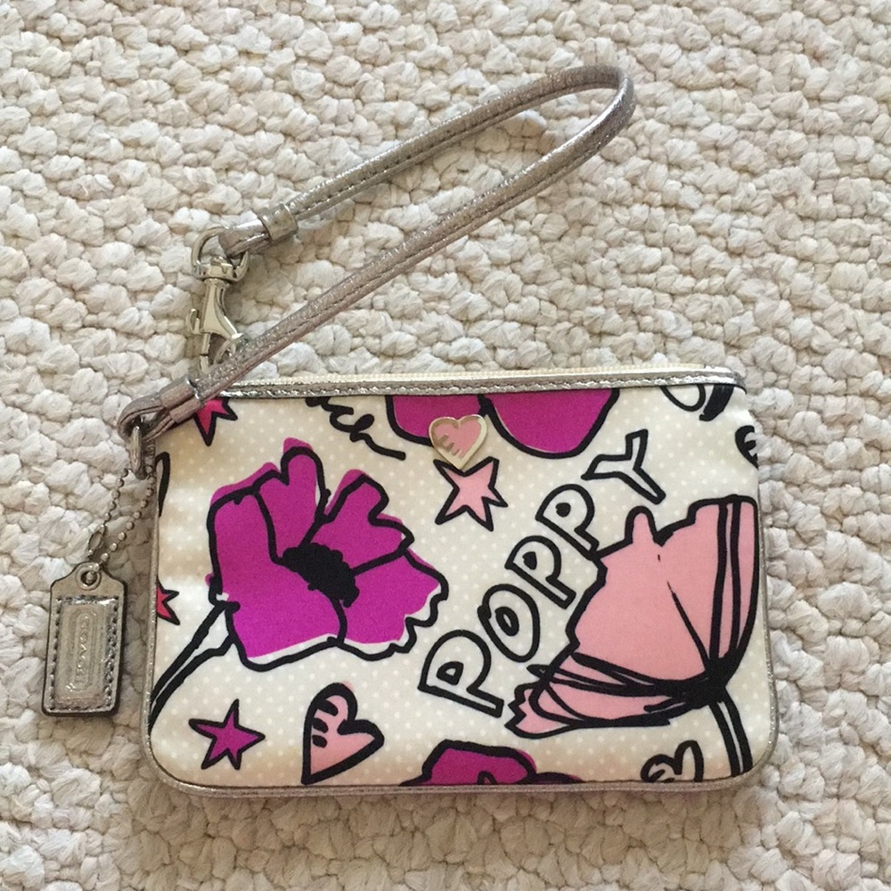 Coach Wristlet Poppy Collection - Gem